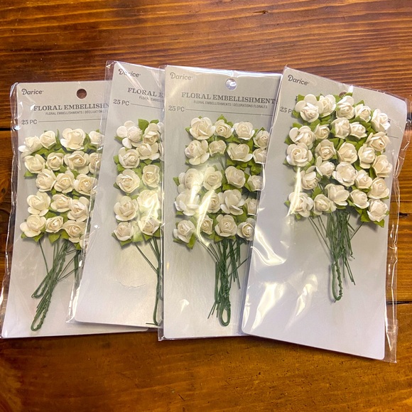 Darice | Other | Nwt Darice Mini Rose Floral Flowers Bouquet Set Lot 4 ...